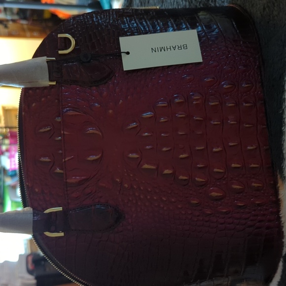 Brahmin | Bags | Brahmin Georgina Ruby Ombre Melbourne Genuine Leather ...